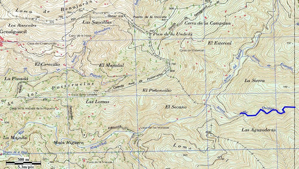 RF NATURA: ARROYO DEL QUEJIGO (CHARCO AZUL)