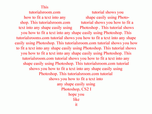 Girls Exclusive: Fit Text in a Shape