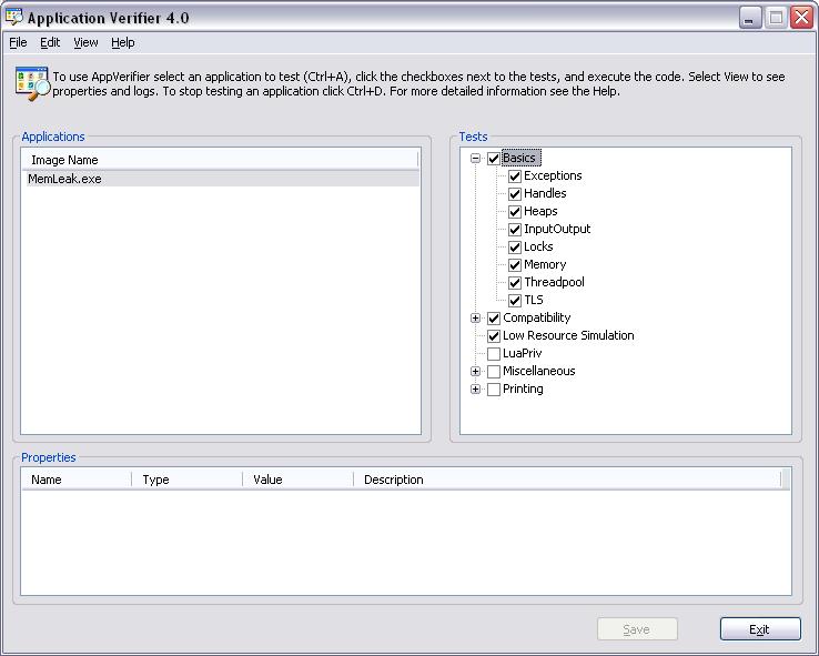 Technical Tips: Application Verifier - A runtime verification tool