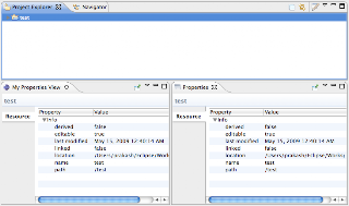 How to handle property sheet from customized editor in eclipse plugin ...