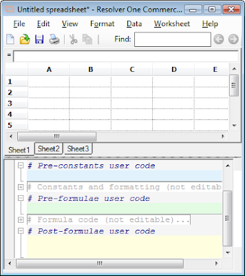 Programmer's Weblog: Beautiful Code: Resolver One
