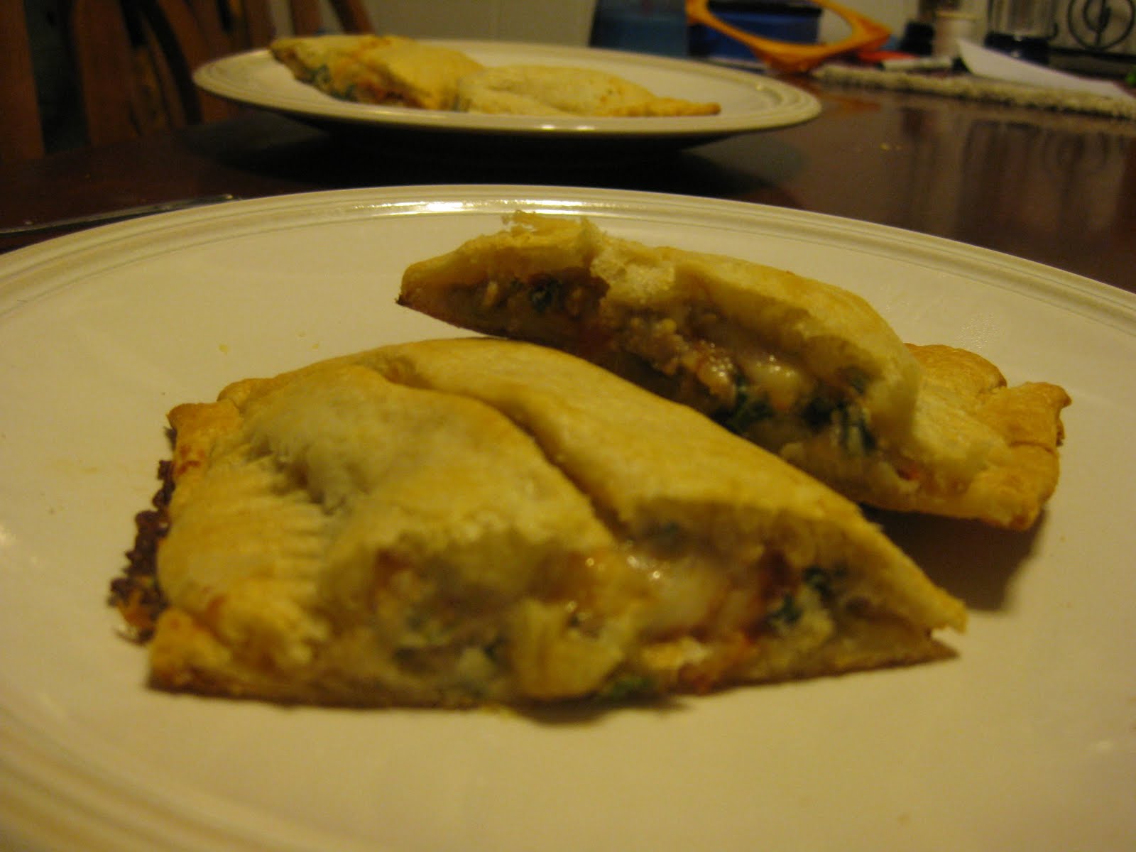 wee little miracles: Crescent Roll Kidzones (e.g. kid-friendly calzones!)