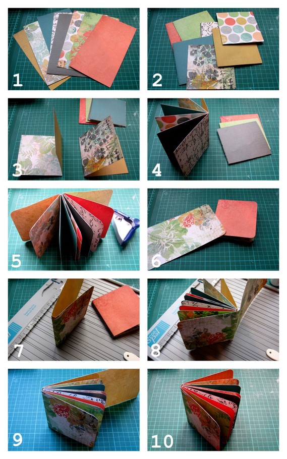 Folded Paper Mini Book at Kai Hartung blog