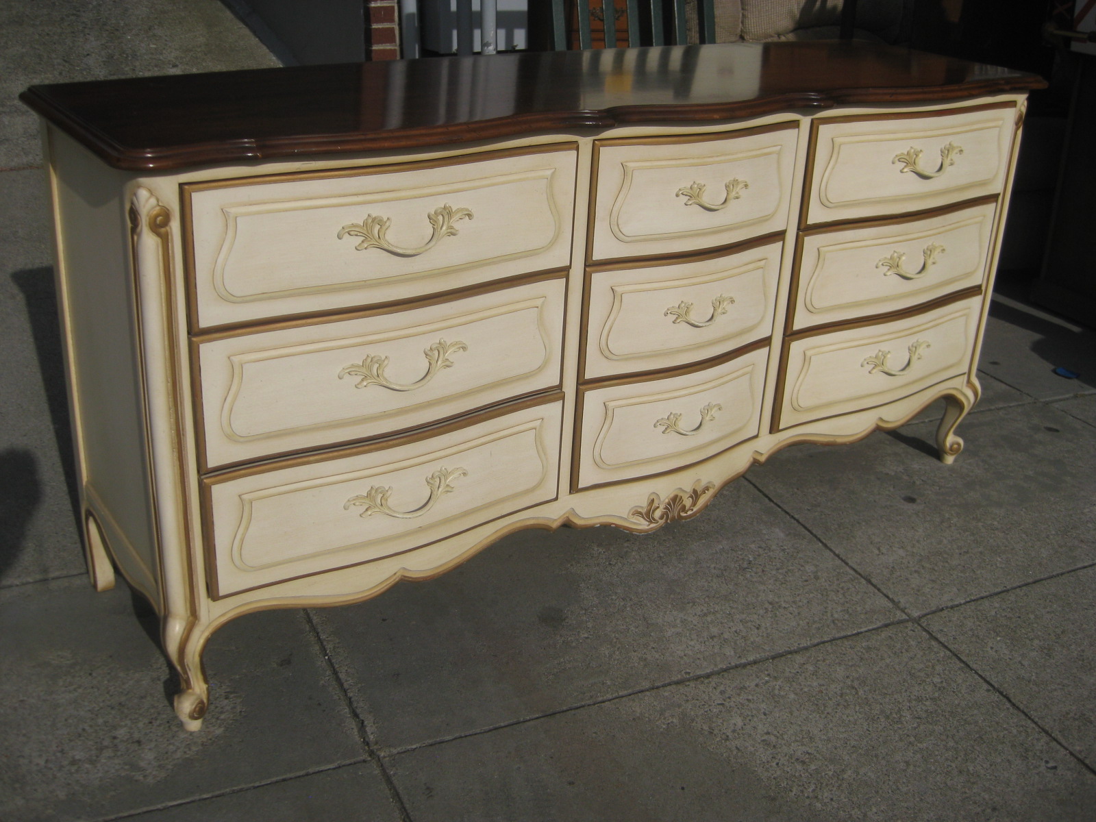 UHURU FURNITURE & COLLECTIBLES: SOLD - French Provincial Dresser ...