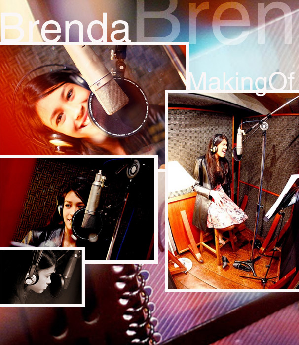 REVIVAL GOSPEL NEWS: Brenda em estúdio preparando CD de estréia