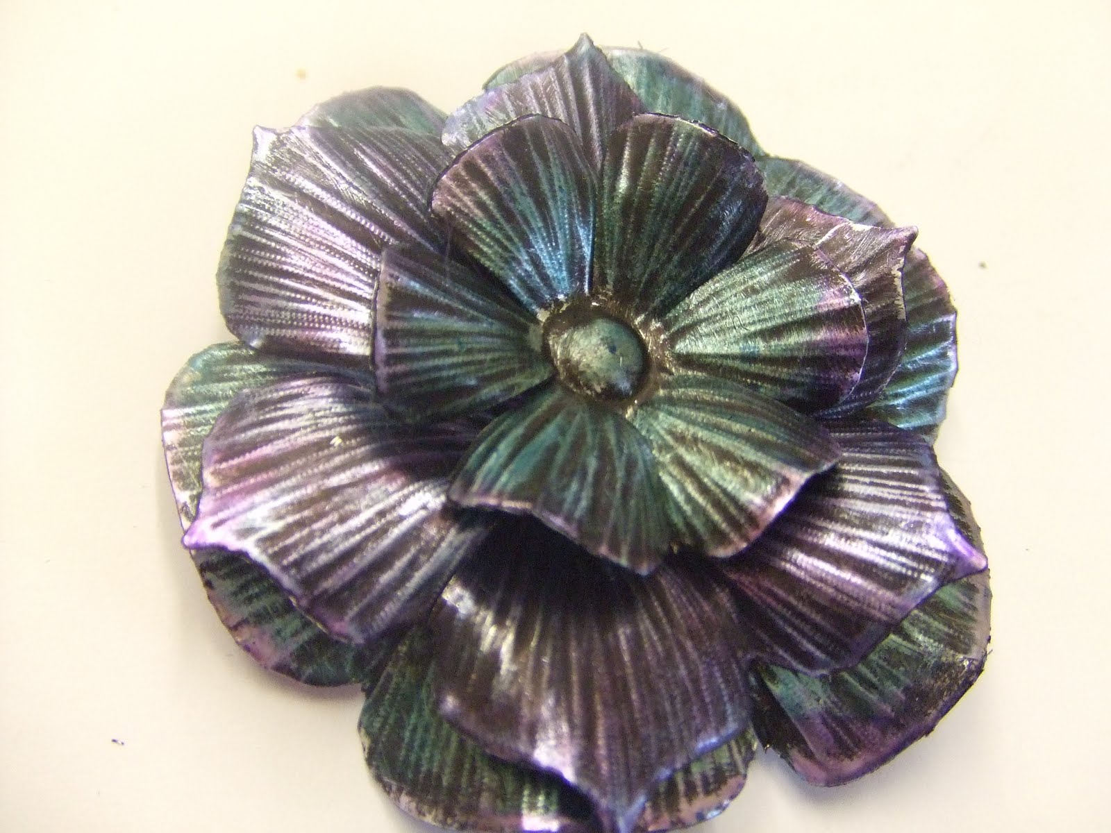 Yours Artfully: Flower Power......Day 2......Paperartsy dies