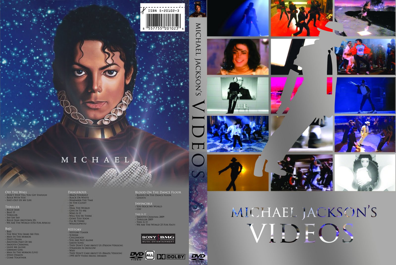 MUSICA EN DVD: MICHAEL JACKSON vision (3 DVD'S)