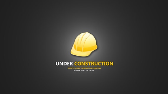 Under Construction Template for websites | My Web Odyssey