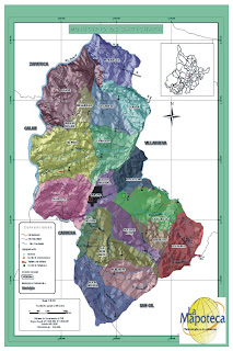Atlas de Santander Municipios Provincias y Veredas: BARICHARA