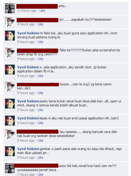 Fake Facebook Status And Comment