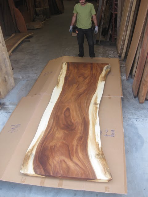 Tropical Exotic Hardwoods: Parota Finished Pieces