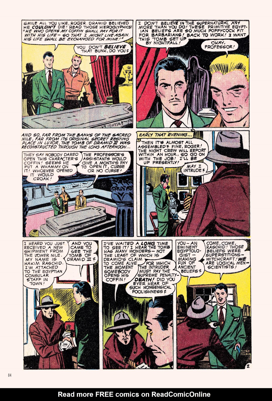 Read online Classic Monsters of Pre-Code Horror Comics: Mummies comic ...