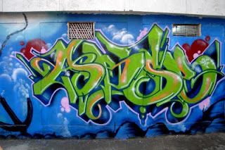distortclut: Wildstyle Graffiti Alphabet Green Color Design