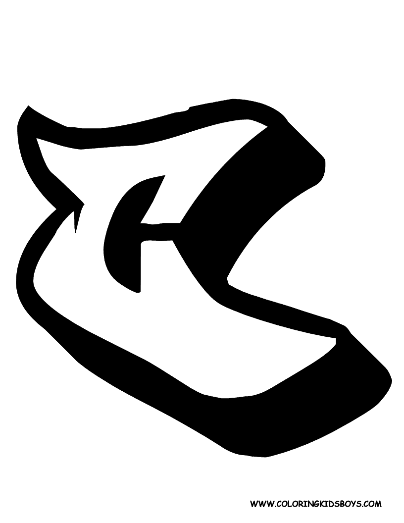 Top Graffiti Art: Graffiti Letter C Sketches Design