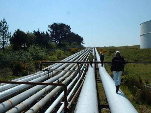 Pipe fitting And painting: Pipeline Engineering