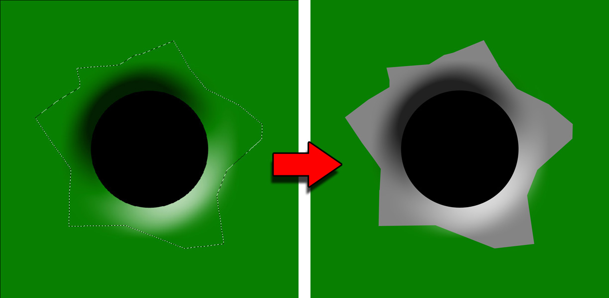 Zeebee's Photoshop Bootcamp: Project: Bullet Holes