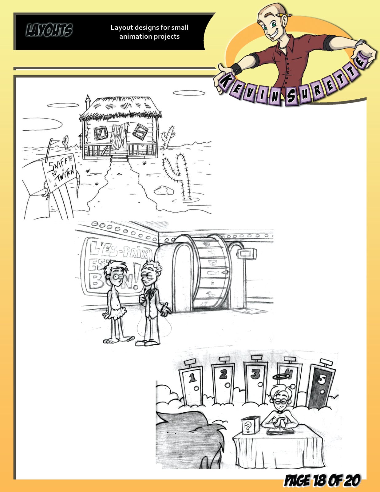 Kevin Surette presents stuff on paper