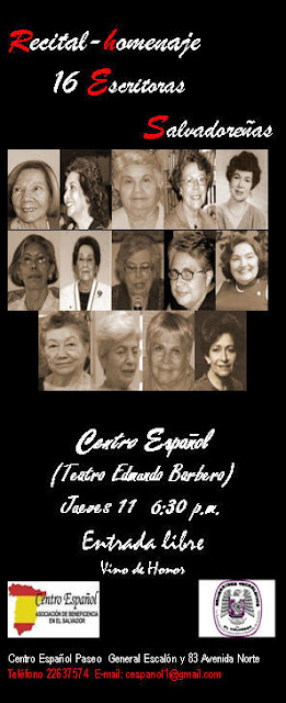 FORO - SALVADOREÑOS EN LONG ISLAND: RECITAL-HOMENAJE A 16 ESCRITORAS ...