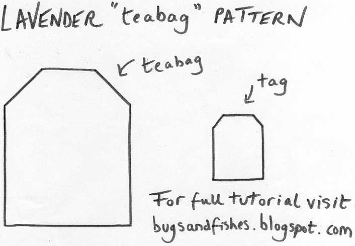 Bugs and Fishes by Lupin: How To: Lavender Teabag