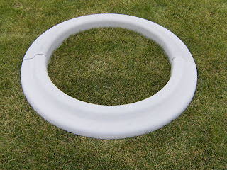 concrete yard decor: Tree Rings