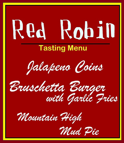 SUPER FOODS: Red Robin Menu
