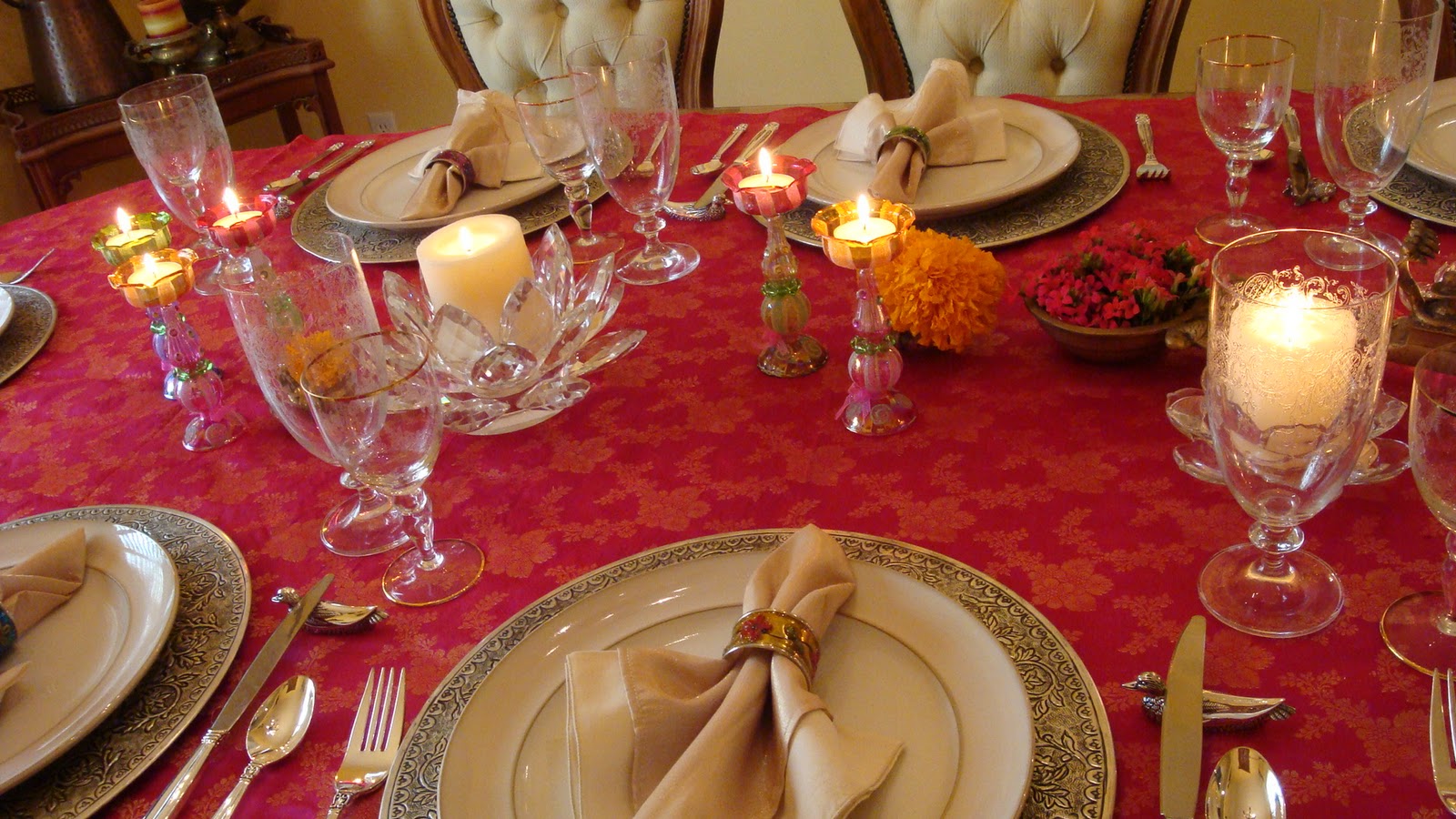 Entertaining From an Ethnic Indian Kitchen: My Deepawali Table