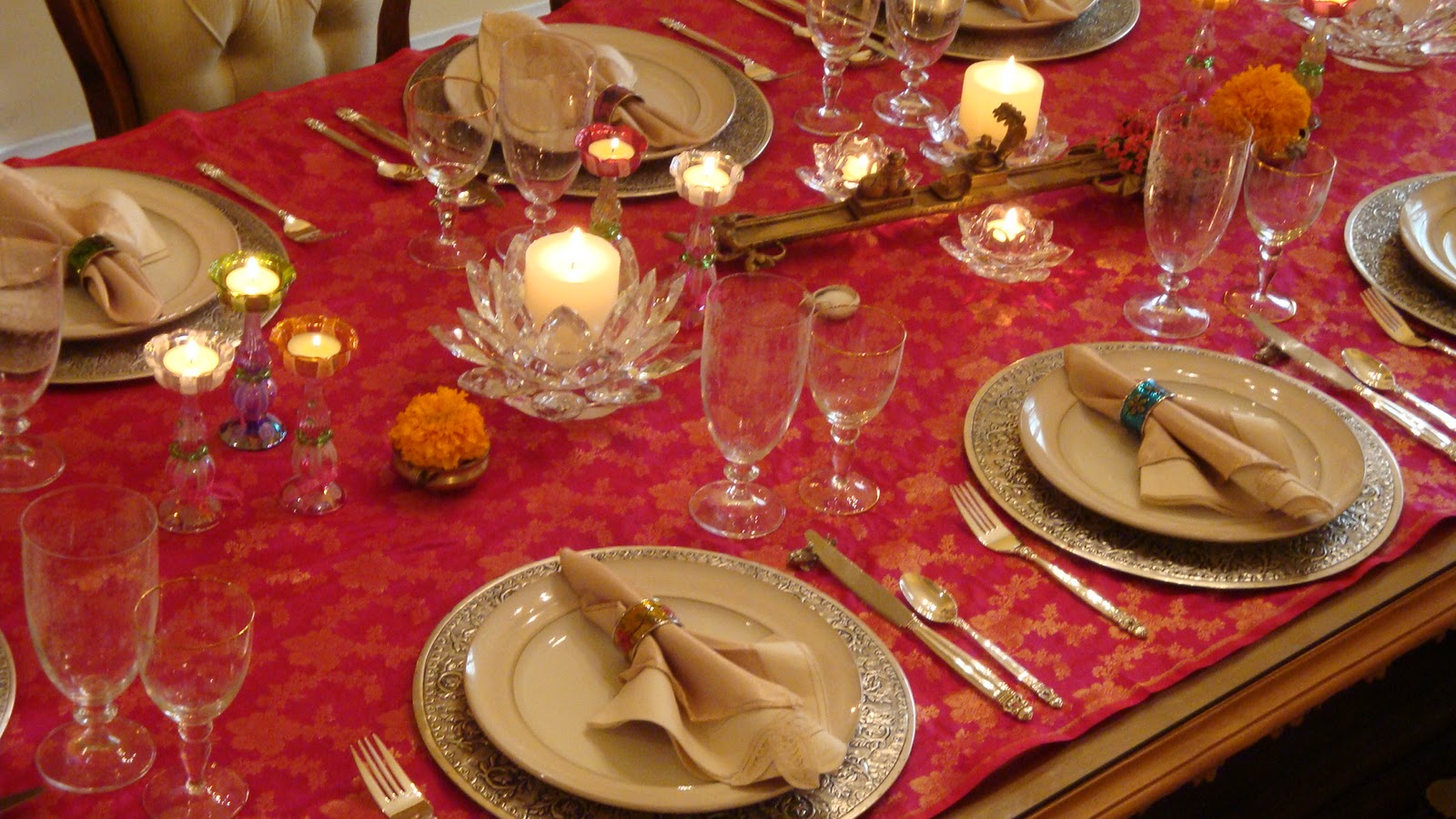 Entertaining From an Ethnic Indian Kitchen: My Deepawali Table