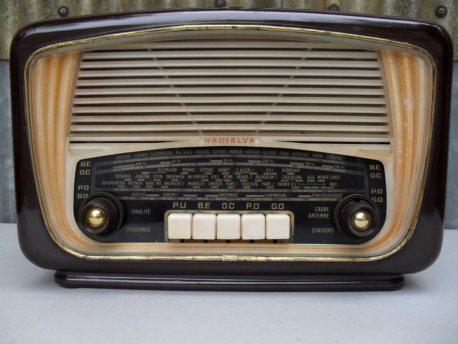 Collectionneur de TSF et radio: Radialva, Modèle: Super But 57, Année ...