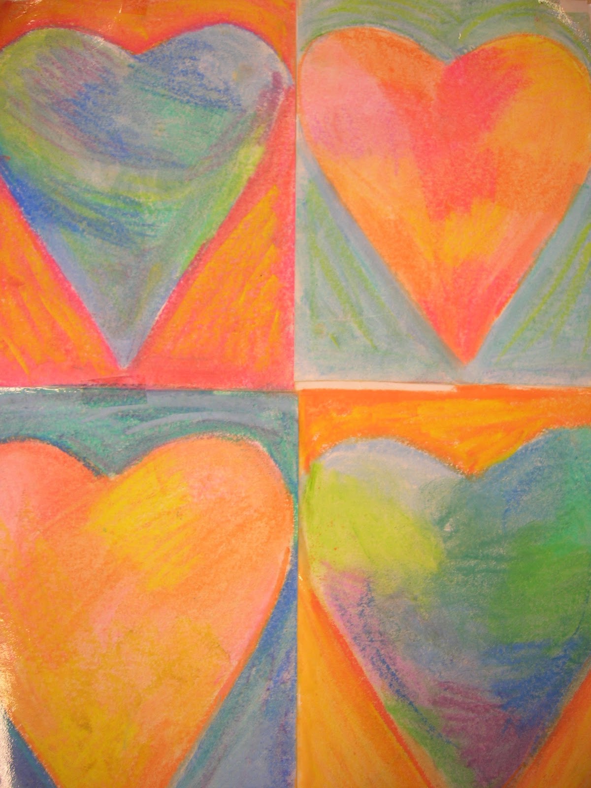The Elementary Art Room!: Jim Dine Hearts