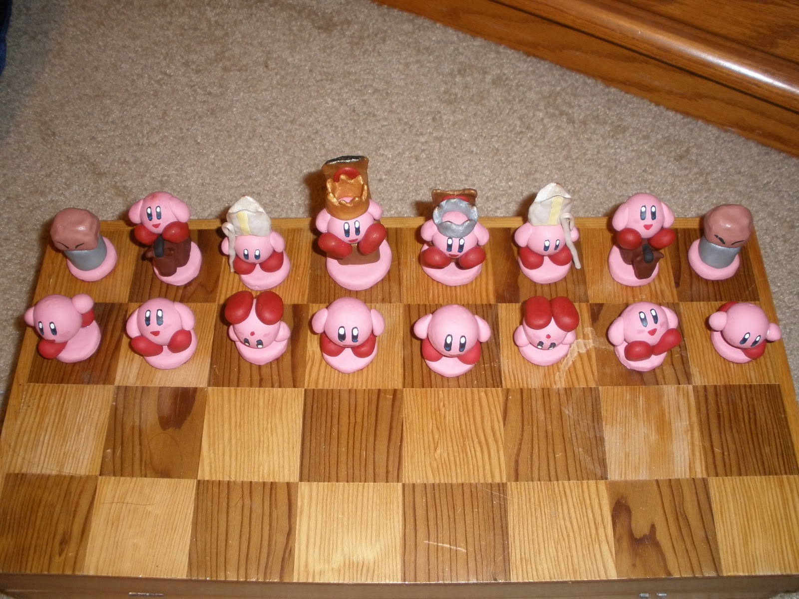 I like making stuff: Kirby Chess Set