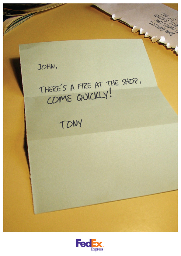 Print Ad: Fedex ~ Biz Monde