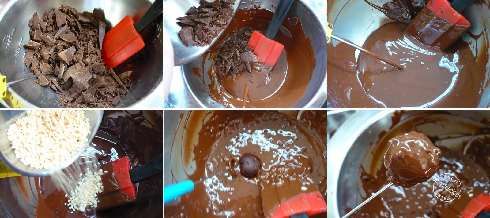 dailydelicious: Chocolate Almond Rocher: Crunchy and nutty chocolate ...