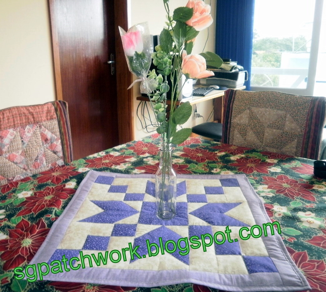 SG patchwork: Centro de mesa em patchwork