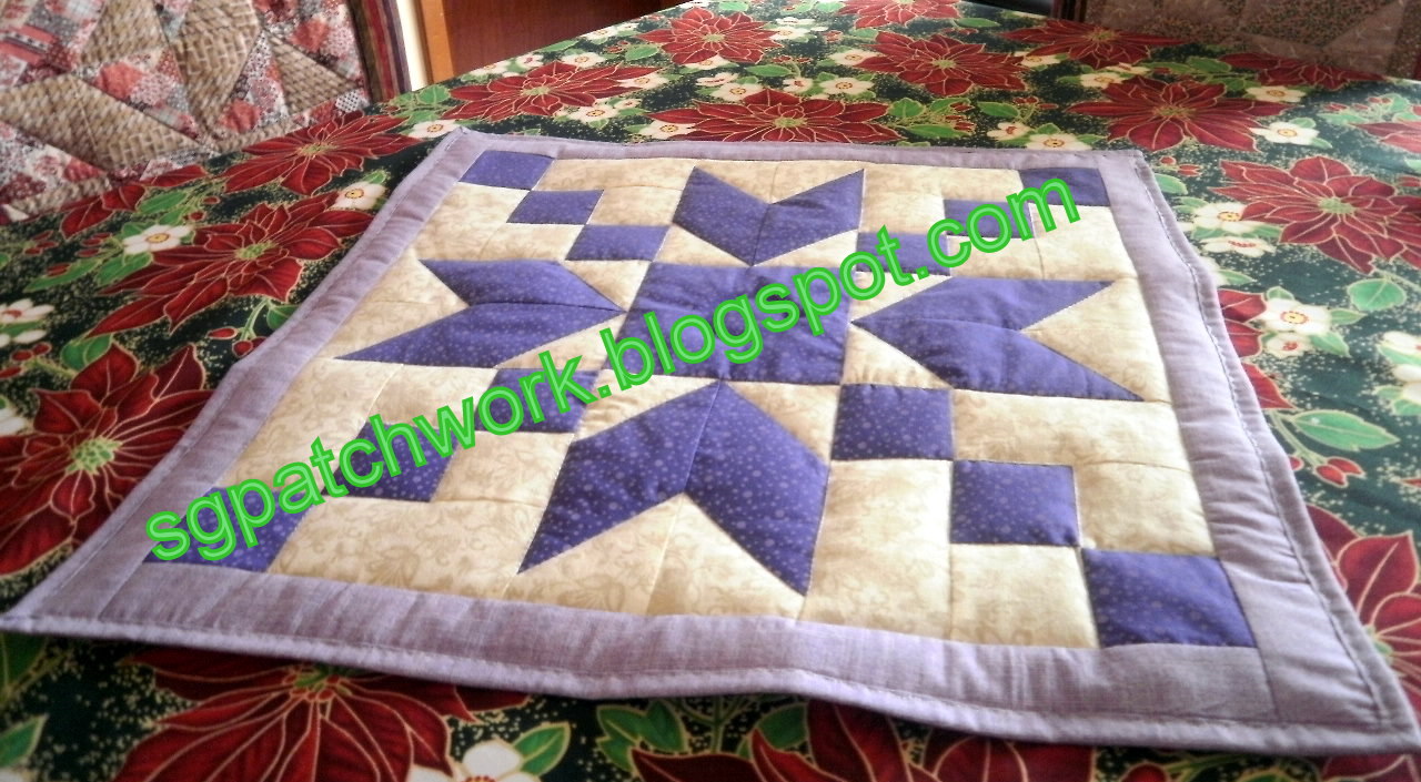SG patchwork: Centro de mesa em patchwork