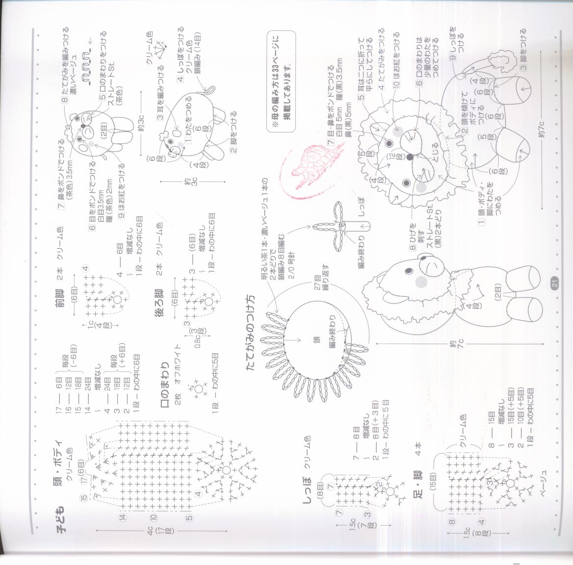Blog de Goanna: Patrón León amigurumi