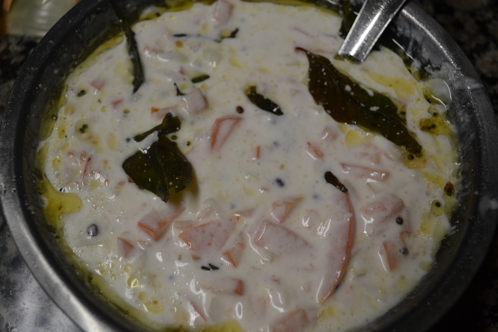 Indian Cooking: Onion Tomato Yogurt Chutney - Perugu pachadi