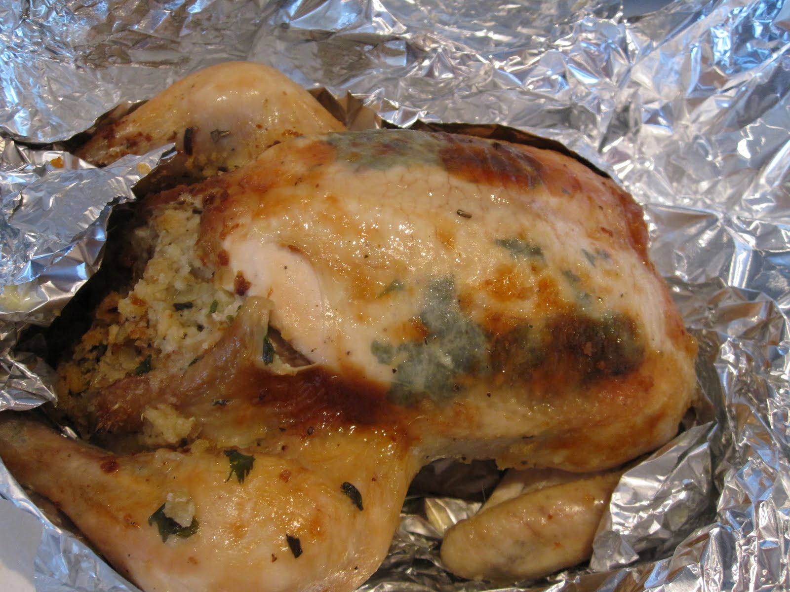 Food Devil: Traditional Roast Chicken with Roast Spuds