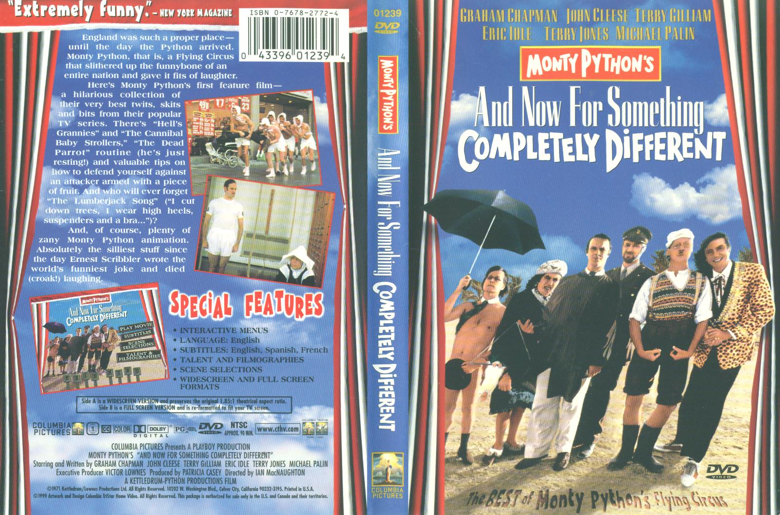 MIKE'S HOUSE OF WHACKS: MONTY PYTHON'S AND NOW FOR SOMETHING COMPLETELY ...