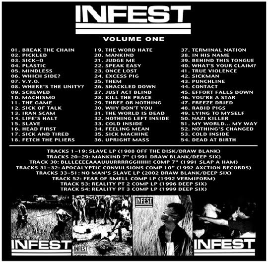 Blogged and Quartered: INFEST 1987-2002 - Discography (remastered)