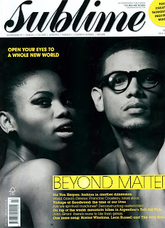 d1 Model Management: Sycha Mubiaya on The Cover of Sublime Magazine ...