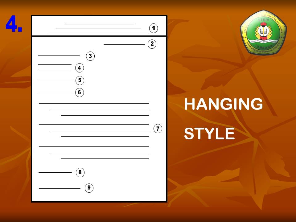 Eight C holic: Model of Bussiness Letter