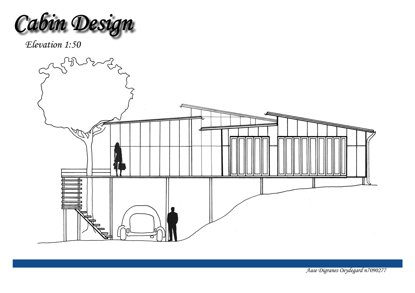 Design and Architecture: My Cabin Design - Hand drawn