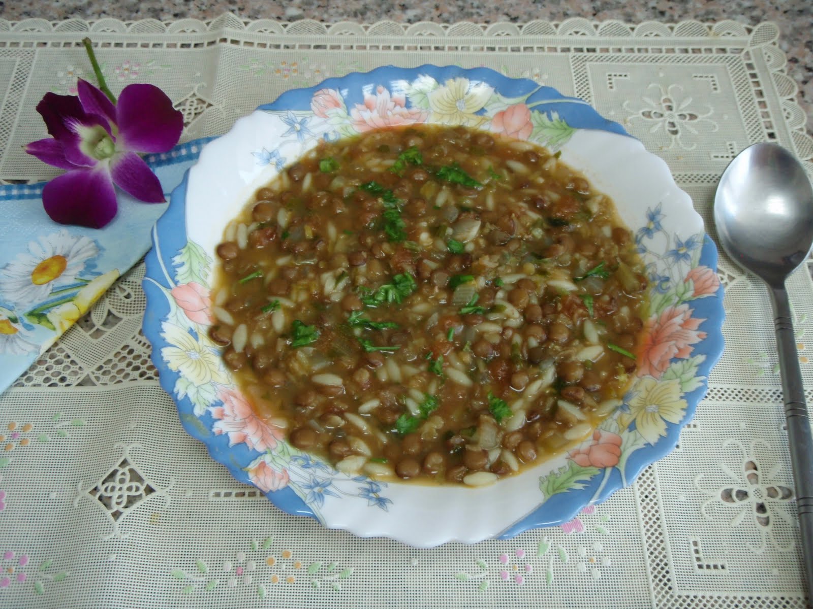 retete-ina: mancare de linte cu paste