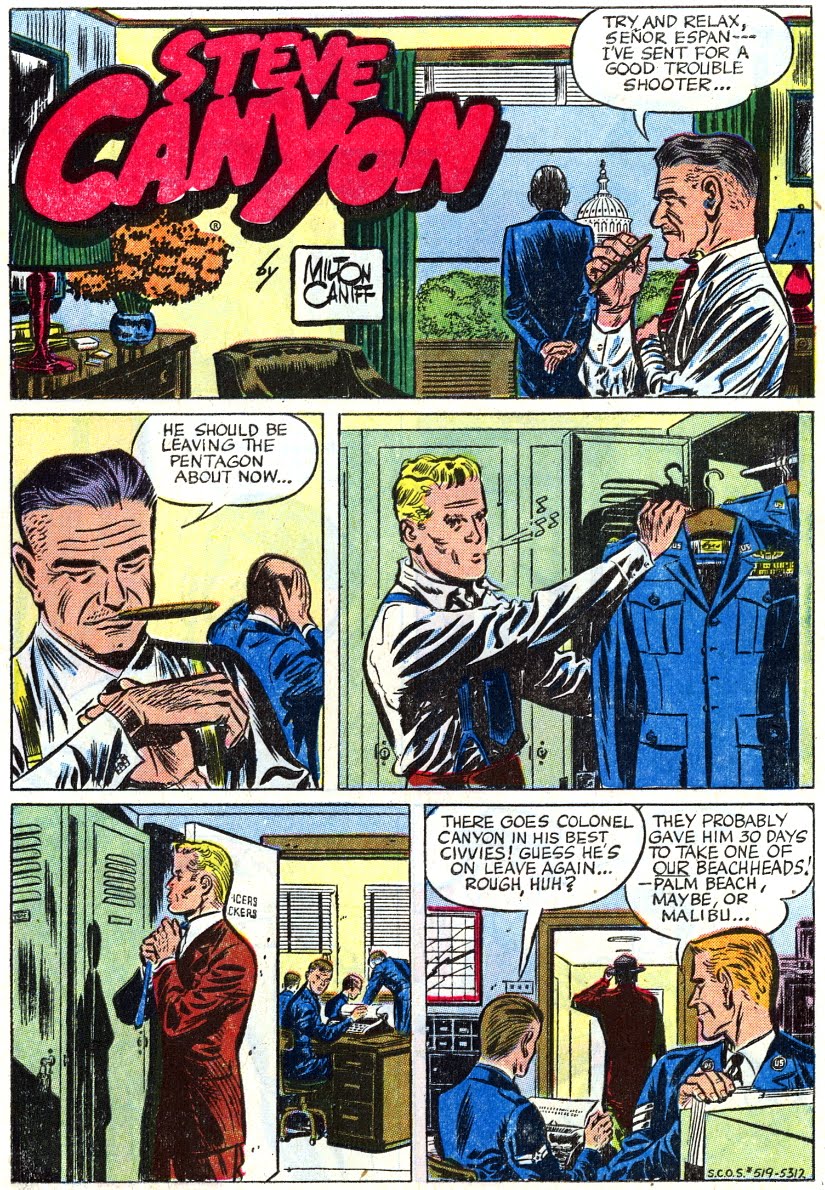The Big Blog of Kids’ Comics!: STEVE CANYON in Four Color!