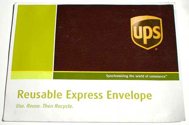 aNEW designs: Reusable UPS Envelope