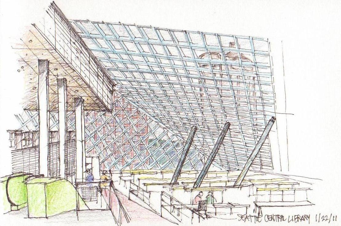 Urban Sketchers Seattle: January 2011