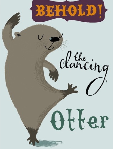 I Love Handmade: Dancing Otter by Nicola Slater