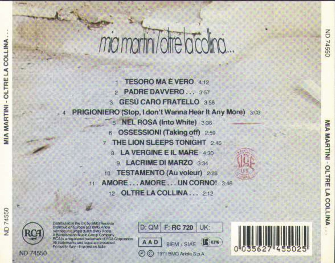 P. & C.: Mia Martini - Oltre la collina (1971)