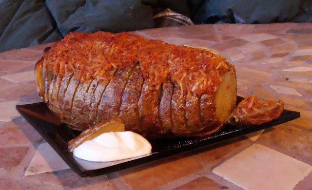 Bake - a - holic: Crispy Baked Potato Fans