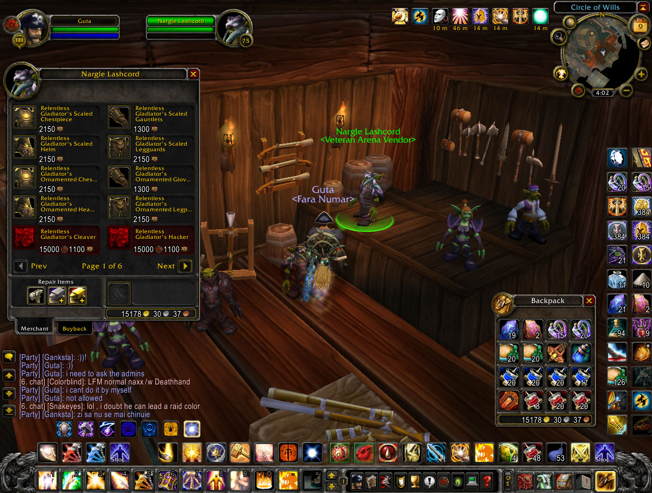 Master of World of Warcraft : 5/5 Relentless Gear w/o PVPing.